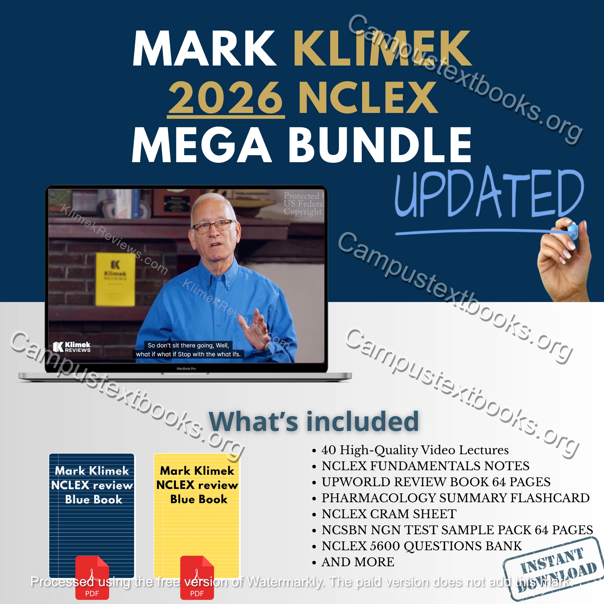 Mark Klimek 2026 Next Gen NCLEX Review Mega Bundle | Latest Videos ...